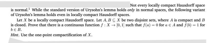 Not every locally compact hausdorff space is normal while...