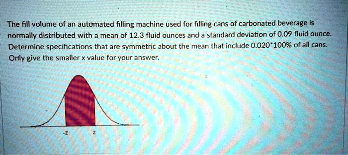 the fill volume of an automated filling machine used for filling cans ...