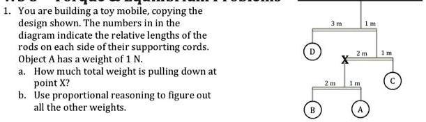 you are building toy mobile copying the design shown the numbers in in ...