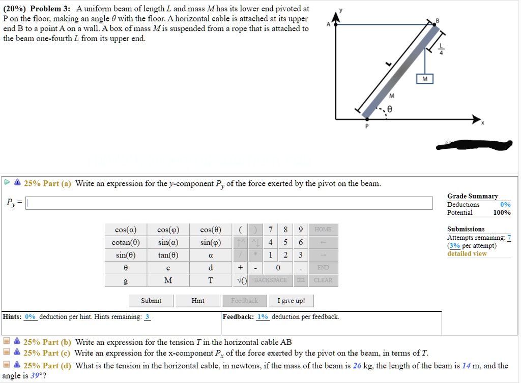 A Uniform Beam Of Length - The Best Picture Of Beam