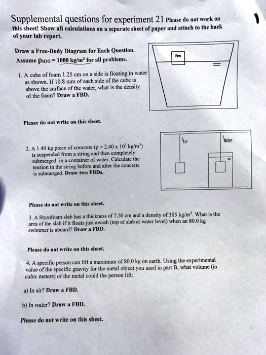 supplemental questions for experiment 2 1 please do not work on this ...