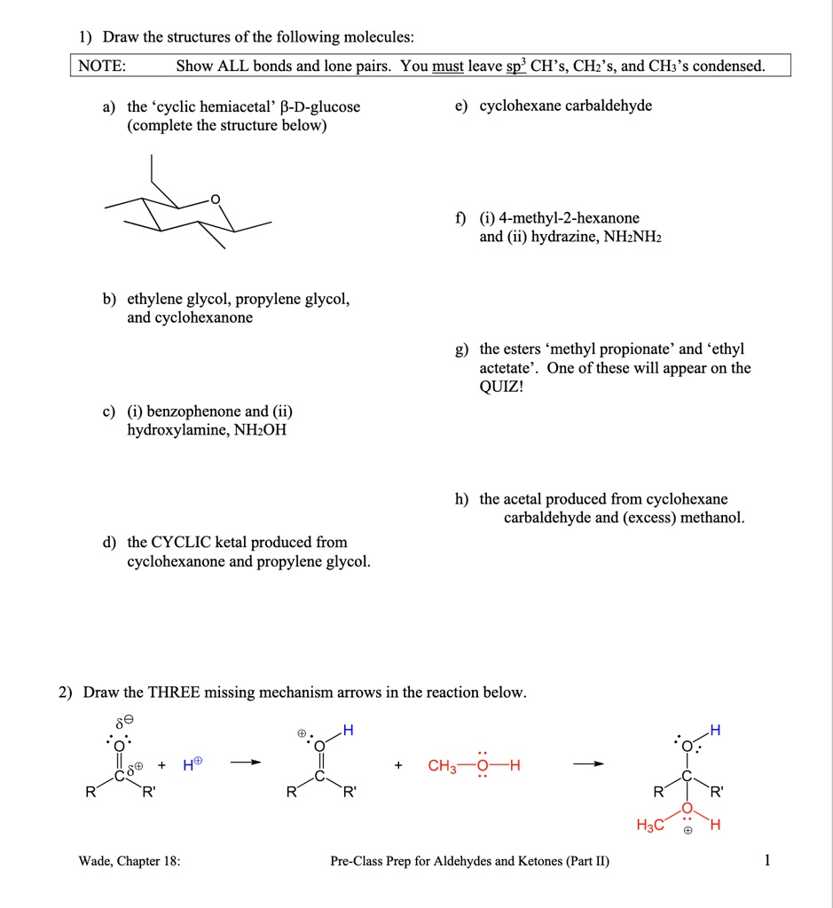SOLVED: Please complete all questions in their entirety. 1) Draw the ...