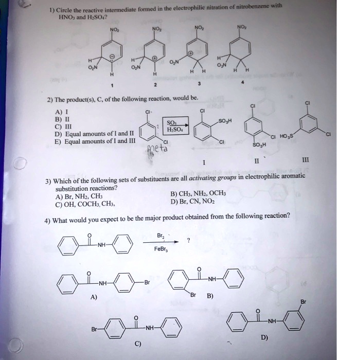 Nitration Of Nitrobenzene