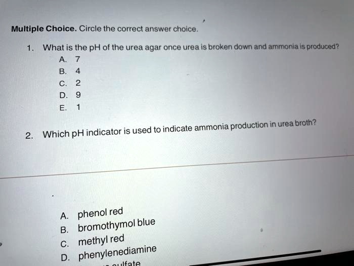 SOLVED: Multiple Choice. Circle the correct answer choice. What is the ...