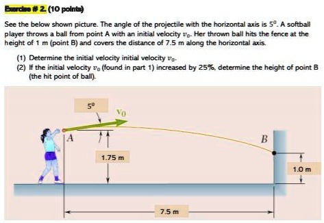 SOLVED: See the below shown picture. The angle of the projectile with ...