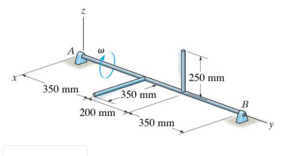 SOLVED: The rod assembly shown below is supported by journal bearings ...
