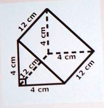 SOLVED: 'Part D Some of the measurements of the triangular prism with a ...