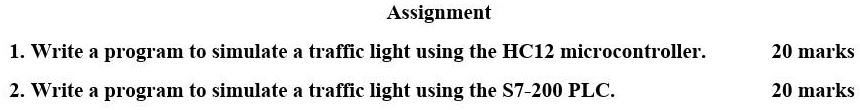 Solved Assignment 1 Write A Program To Simulate A Traffic Light Using 6190