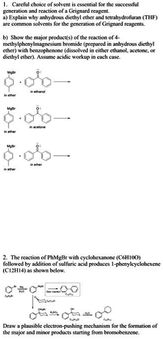 SOLVED: Careful choice of solvent is crucial for the successful ...