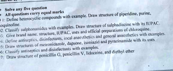Solved Draw The Structure Of Purine