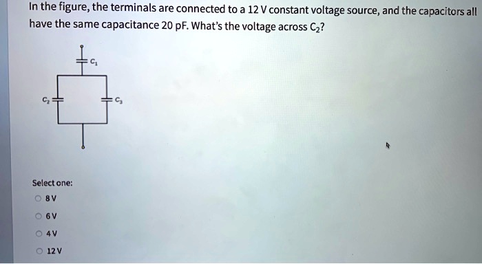 SOLVED: In the figure, the terminals are connected to a 12 V constant voltage source, and the ...