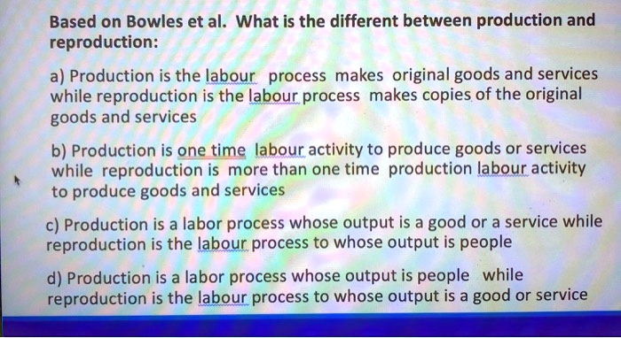 SOLVED: Based on Bowles et al., what is the difference between ...