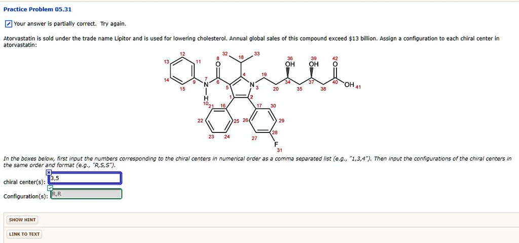 Solved Practice Problem 05 31 Your Answer Partially Correct Try Again