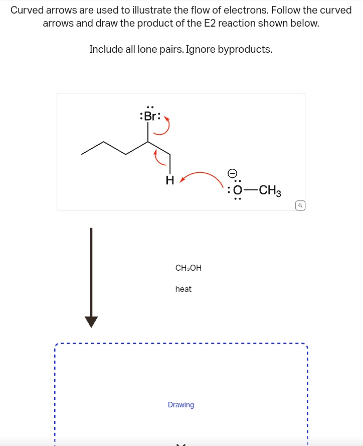 Curved arrows are used to illustrate the flow of electrons. Follow the ...