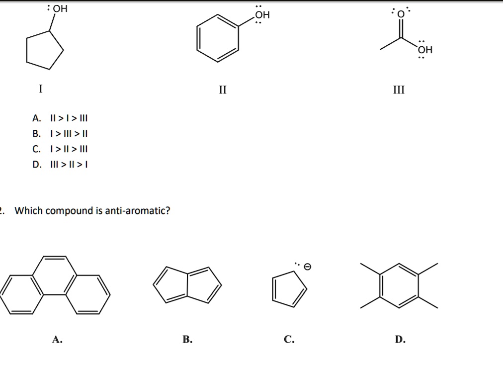 SOLVED: OH OH OH Il>I> IlI II