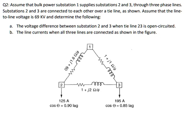 q2 assume that bulk power substation supplies substations 2 and ...