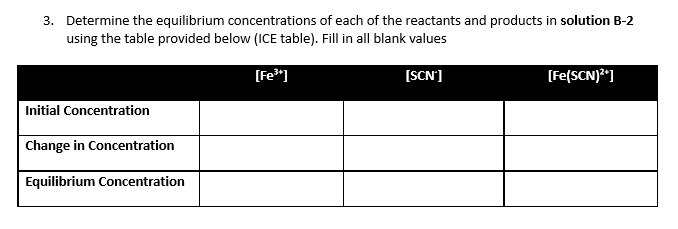 determine the equilibrium concentrations of each of the reactants and ...