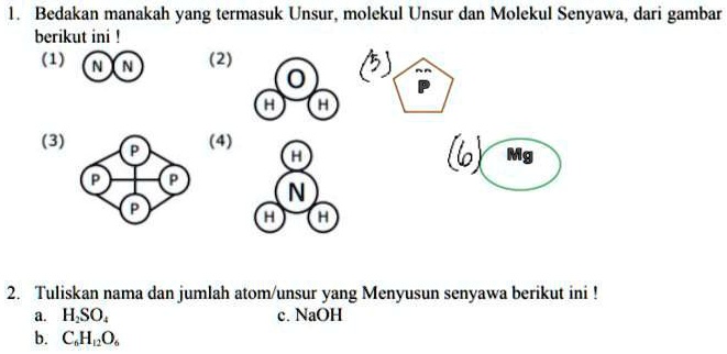 SOLVED: tolong bantu bagi yg tau Bedakan manakah yang termasuk Unsur ... SOLVED: tolong bantu bagi yg tau Bedakan manakah yang termasuk Unsur ...