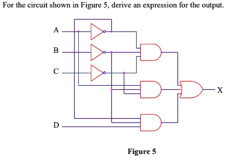SOLVED: For the circuit shown in Figure 5, derive an expression for the output: Figure 5