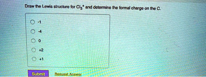 SOLVED: Draw the Lewis structure for Cl2 and determine the formal ...