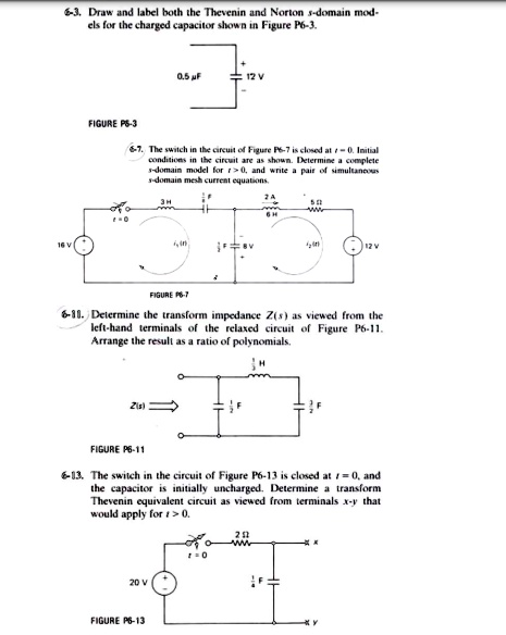 SOLVED: Can you solve these 4 questions please? 6-3. Draw and label ...