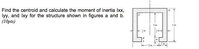 VIDEO solution: Find the centroid and calculate the moment of inertia ...