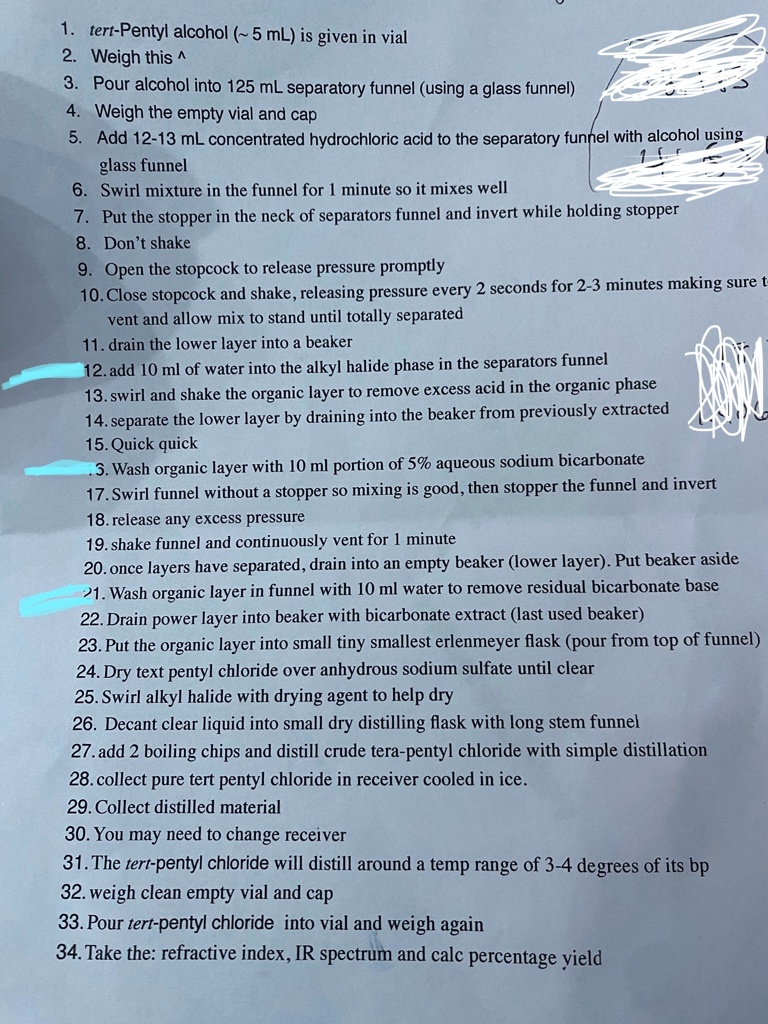 SOLVED: The following workup below involved multiple washes with ...