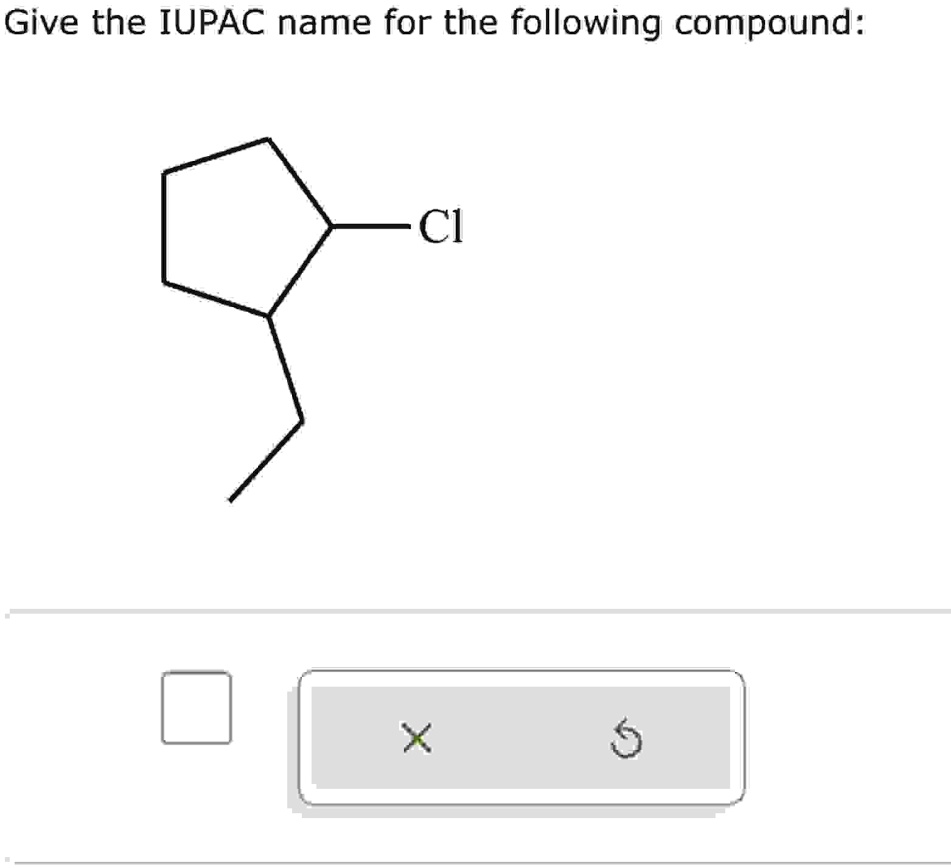 Give the IUPAC name for the following compound: