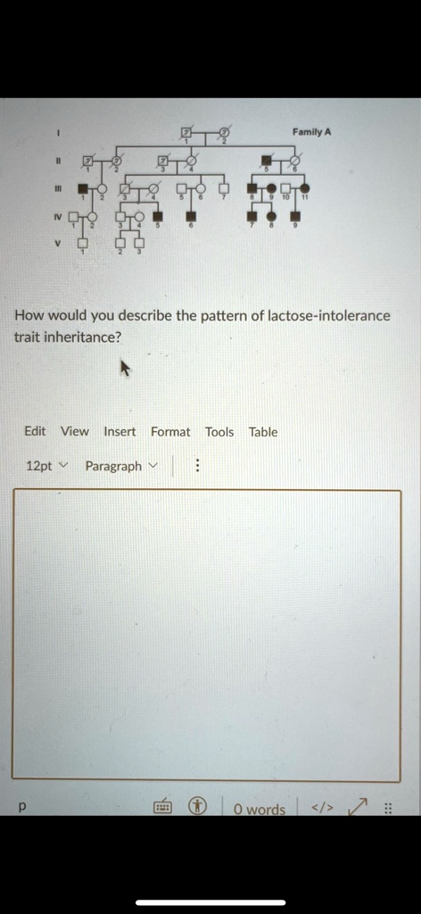 the pattern of lactose intolerance trait inheritance is typically described as a recessive trait ...