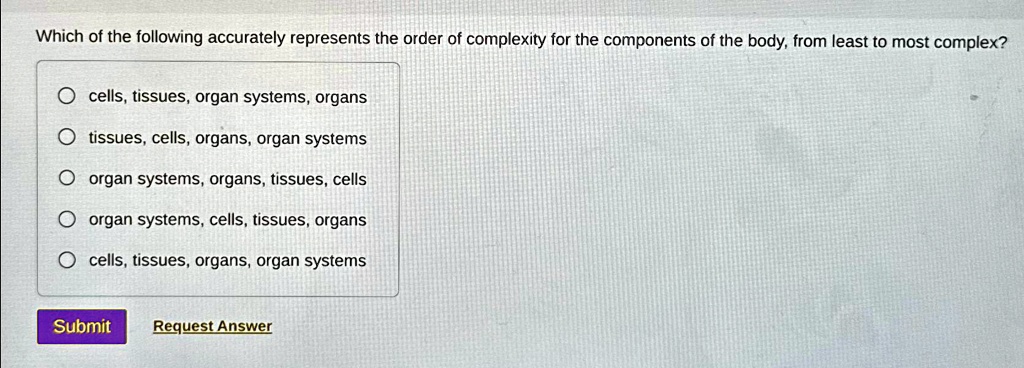 [GET ANSWER] Which of the following accurately represents the order of ...