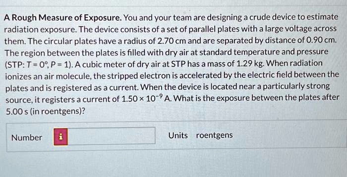 SOLVED: I need help ASAP. A Rough Measure of Exposure. You and your ...