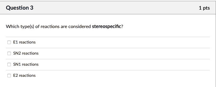 SOLVED: Question 3 1 pts Which type(s) of reactions are considered ...