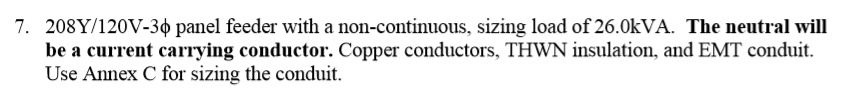 SOLVED: A) Select the appropriate overcurrent protection device size. B ...