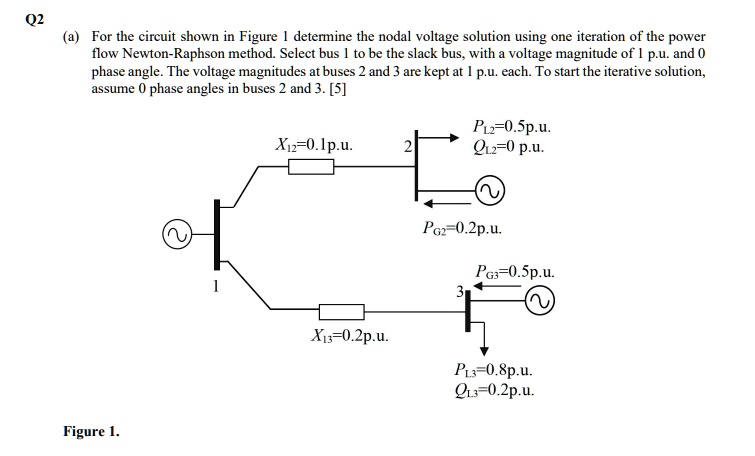 SOLVED: (a) For the circuit shown in Figure 1, determine the nodal voltage solution using one ...
