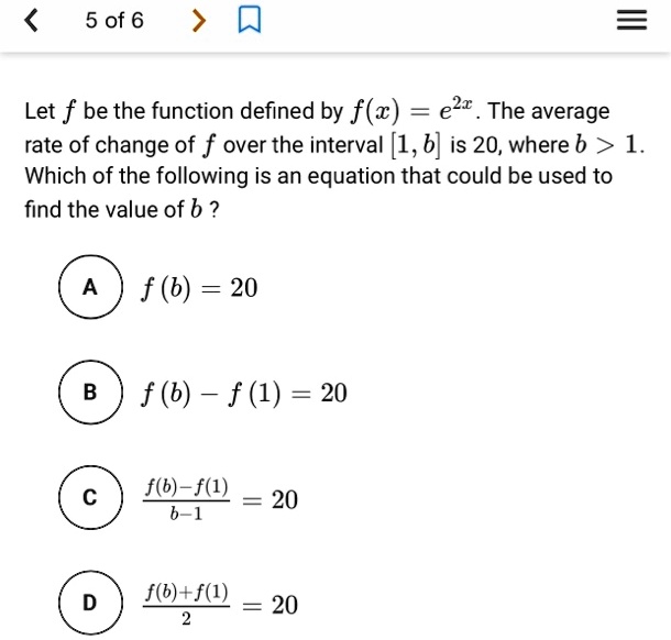 Average Rate Of Change Equation