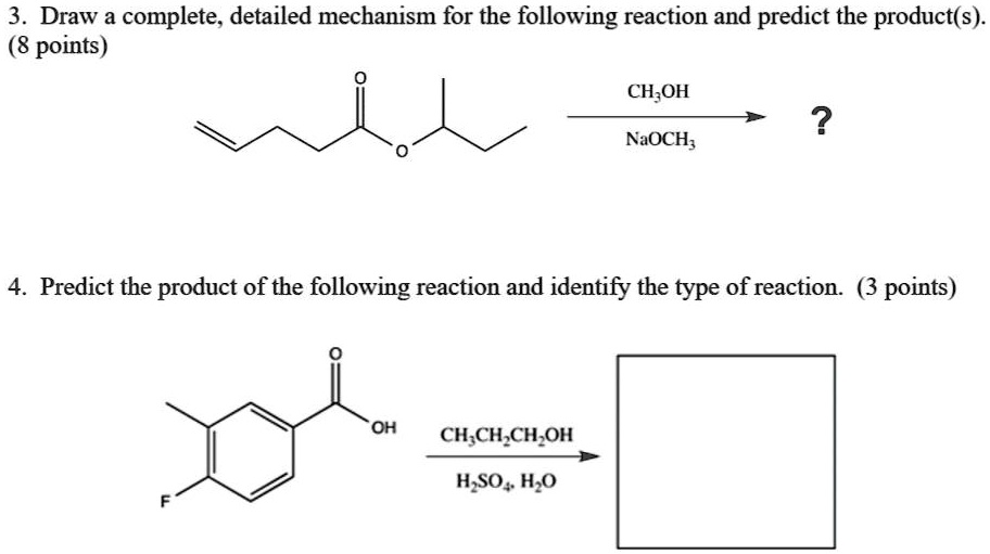 SOLVED: 3. Draw a complete, detailed mechanism for the following ...