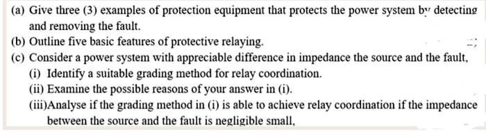 SOLVED: (a) Give three examples of protection equipment that protects ...