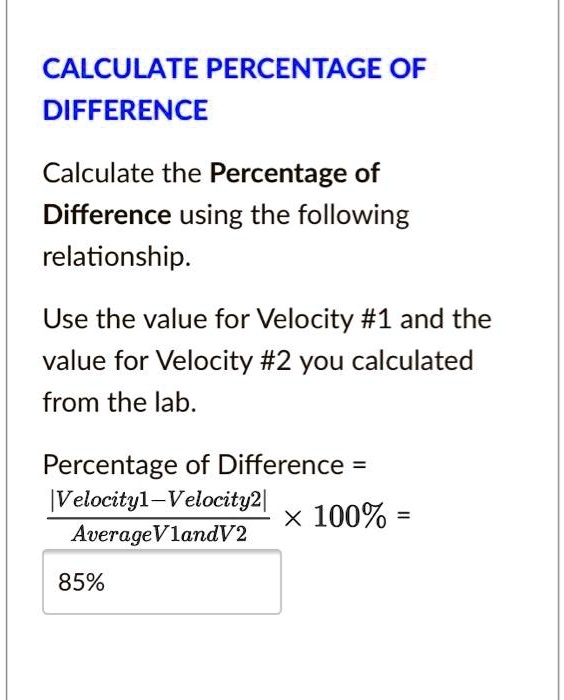 calculate percentage of difference calculate the percentage of ...