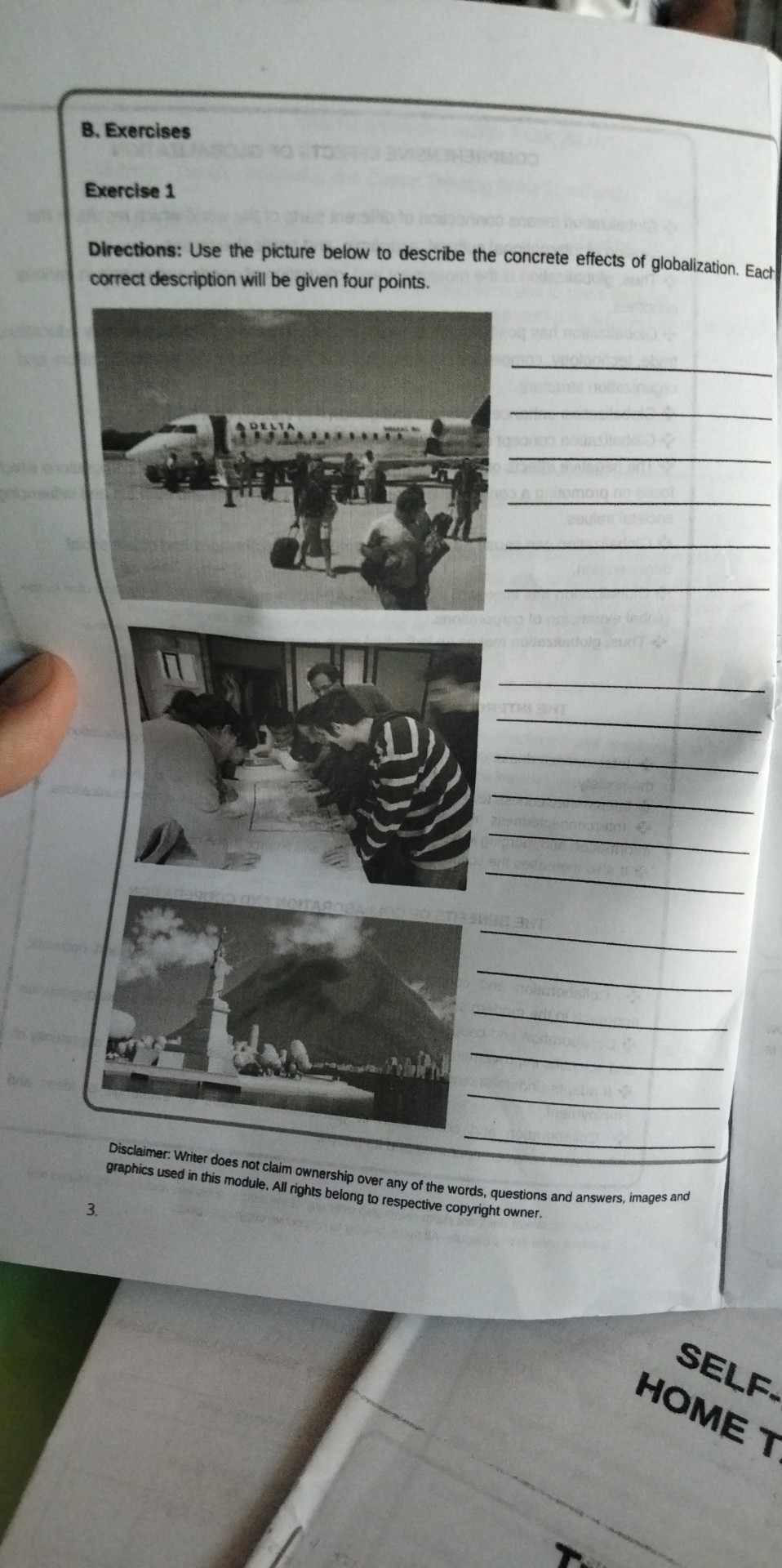 [GET ANSWER] B. Exercises Exercise 1 Directions: Use the picture below ...