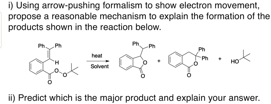 1 using arrow pushing formalism to show electron movement propose a ... 1 using arrow pushing formalism to show electron movement propose a ...