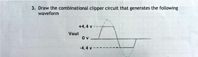 VIDEO solution: 3. Draw the combinational clipper circuit that ...