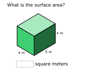SOLVED: What is the surface area? square meters