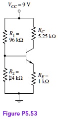 in circuit of fig p553 determine ib in ua ie microamps down to 3 ...
