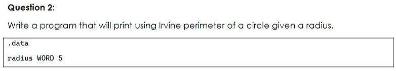 Solved This Question Is For Masm Assembly Using Irvine32 Write A Program That Will Calculate