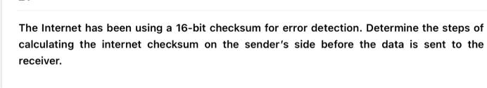 SOLVED: QUESTION IN DATA COMMUNICATION AND NETWORKING The Internet has ...
