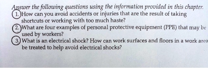 Answer the following questions using the information provided in this ...