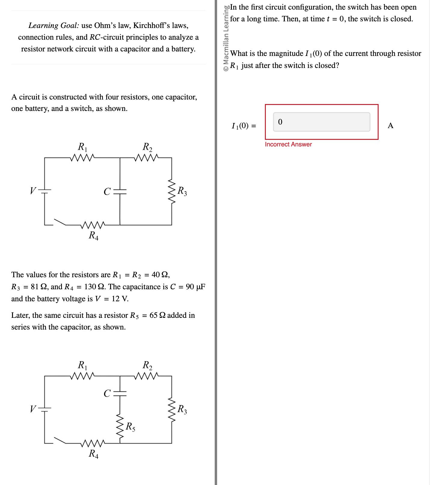 Learning Goal: use Ohm's law, Kirchhoff's laws, connection rules, and R ...