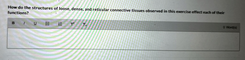 how do the structures of loose dense and reticular connective tissues ...