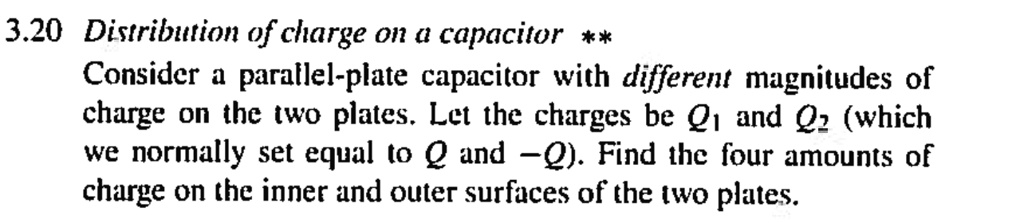320 distribution of charge on a capacitor considcr a...