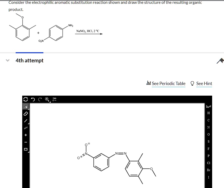 SOLVED: Please redraw and explain where I am wrong. Consider the electrophilic aromatic ...